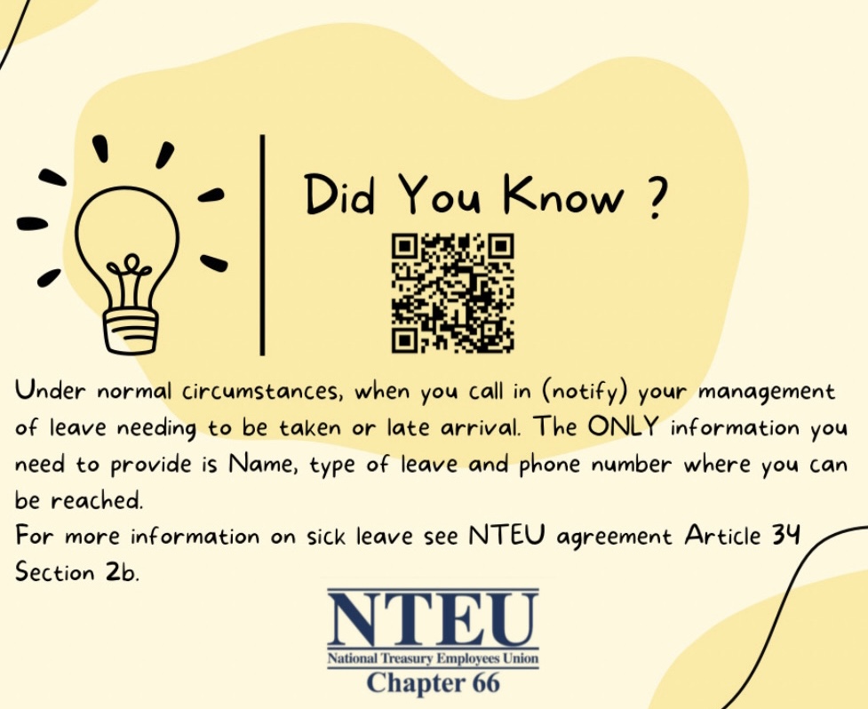 Did You Know (sick leave) – NTEU Chapter 66